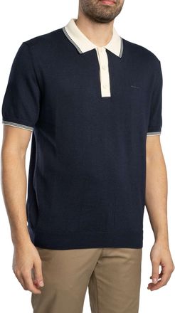 GANT Herren Poloshirt Aus Modalmischung, Evening Blue, XL
