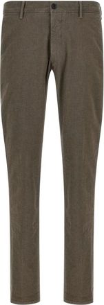Incotex Homme, Pantalons, Brun, Taille: W38 Micro Check Pants