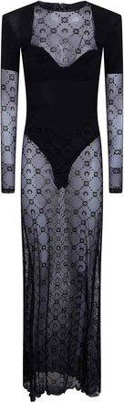 Marine Serre Jumpsuit - Schwarz