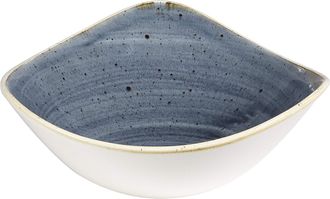 Churchill Stonecast -Triangle Bowl Sch&uuml;ssel- 60cl, Farbe w&auml;hlbar (Blueberry)