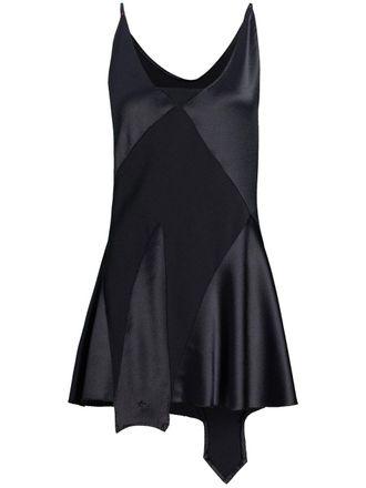 Maison Margiela Drapiertes Minikleid - Schwarz