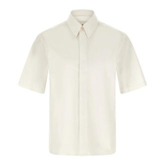 Jil Sander Baumwoll-Popeline-Hemd - - Shirts - Herren - Wei&szlig; - XL