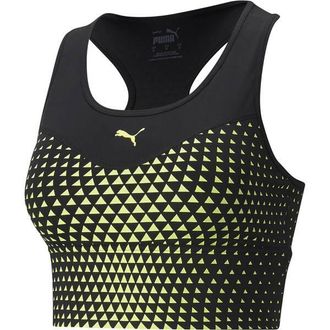 Puma Damen Sport-BH MID IMPACT GRAPHIC LONG LINE