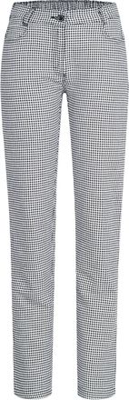 Greiff Damen Arbeitshose Five-Pocket 5319 Cuisine Basic - Regular Fit Hose mit Gummibund hinten - Gastronomie, Service, K&uuml;che & Restaurant - Gr&uuml;ner Knopf Zer