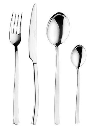 Pintinox Pinti Inox Ocean, Set de 24 couverts en acier inoxydable, Nichel Free, pour 6 personnes, fabriqu&eacute; en Italie