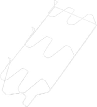 Lurrose Wei&szlig;er Eisen wandhalter f&uuml;r Hausschuhe mit Starker Tragkraft Platzsparend Multifunktional f&uuml;r Bad und Flur Einfache Montage ohne Bohren Praktische Sch