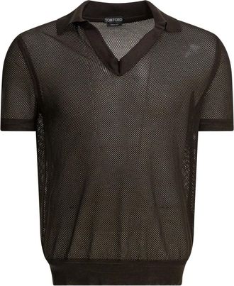 Tom Ford Homme, Pulls, Brun, Taille: XL Polo