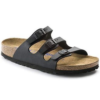 Birkenstock 053013 Florida SFB black, Birko Flor Homme Black EU 37
