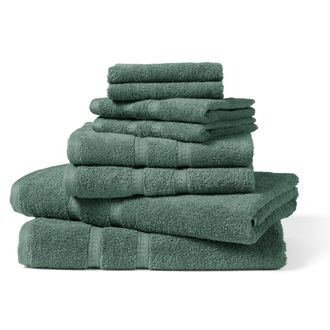 Schiesser Duschtuch Las Palmas - 70 x 140 cm - Seegr&uuml;n