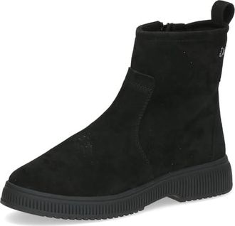 Caprice Femme Damen 9-25423-45 Botte Tendance, en Daim Noir, 40 EU