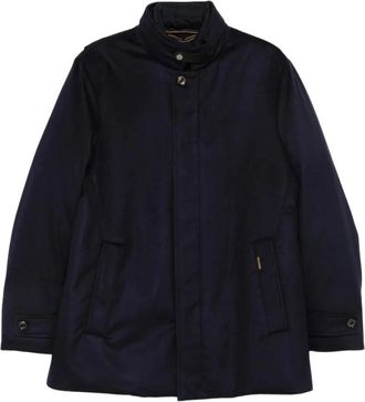 Moorer Reis Einreiher-Mantel - - Coats - Herren - Blau - M