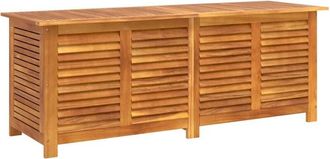 vidaXL Vidaxl - Boîte de rangement de jardin persiennes 150x50x56cm bois acacia
