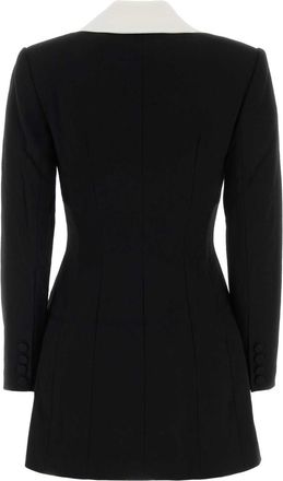 Self Portrait Womens Black Tailored Blazer Mini Dress Abiti