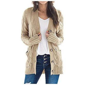 Generic Veste polaire pelucheuse à capuche longues poches pour femme, manteau ouvert en patchwork pour femme, cardigan à manches avant, vêtements chauds pour 