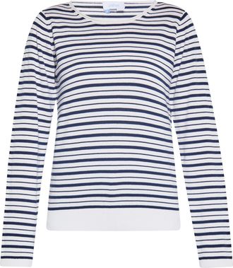 Usha Zur Seite fahren Damen weiss + marine