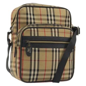 Burberry Sac bandouli&egrave;re Pre-owned en toile - Femme - Pre-owned - Beige - Taille: ONE Size