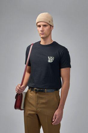 Valentino Cotton T-Shirt With VG Patch