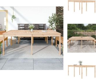 vidaXL Gartentische - Living Gartentisch 203,5x100x76 cm Massivholz Kiefer