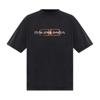 Balenciaga Herren, Oberteile, Schwarzk, XLGr&ouml;&szlig;e