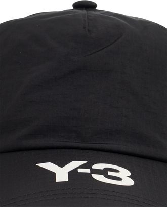 Yohji Yamamoto KD0211 Logo-Embroidered Baseball Cap - Black