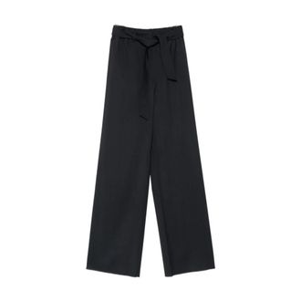 Max Mara Weite Hosen - - Trousers - Damen - Blau - 2XS