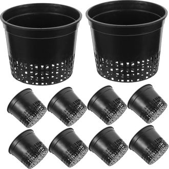 BESPORTBLE 10St Wasser Gras Topf Easy putz pflanzenanzucht Netztöpfe für Hydrokulturen Hochleistungs-Topfbecher cz Blumentöpfe Anlage Körbchen aus Wassergras Top
