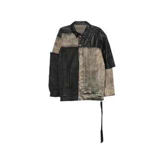 Rick Owens Jumbo Worker Denim Jacke - - Jackets - Herren - Schwarzk - M