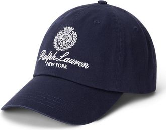 Ralph Lauren Cap aus Baumwolle mit Label-Stickerei in