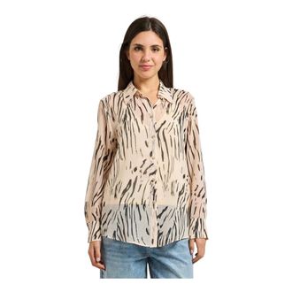 Pennyblack Femme, Blouses et Chemises, Beige, Taille: 42 FR Chemise en georgette fleurie