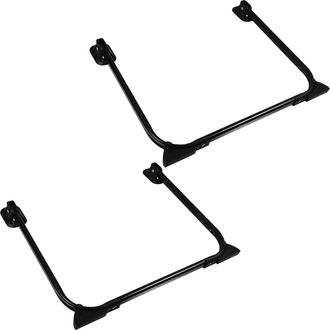 Hemobllo Anneome 2 St&uuml;ck Klappbare U F&ouml;rmige Tischbeine aus Schwarzem Eisen 30cm Korrosionsbest&auml;ndig und Vielseitig f&uuml;r Schreibtisch Beistelltisch und Bett Gee