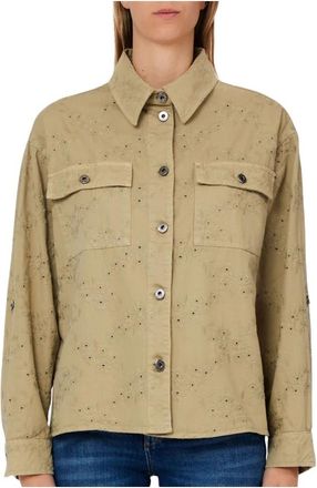 Liu Jo Femme, Blouses et Chemises, Vert, Taille: 36 FR Wa6279 T447A Shirt