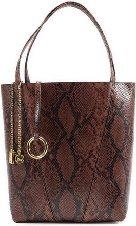 Chlo&eacute; SAc seau effet crocodile Chlo&eacute; Spin en cuir de veau
