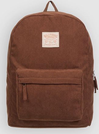 Billabong School Out Cord Rucksack brownstone