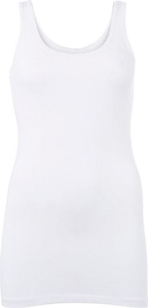 Only Damen Onllive Love Long Tank Noos Top, Wei&szlig;, XXL EU