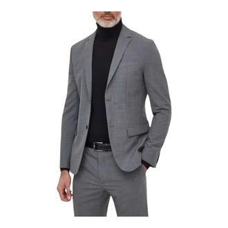 Calvin Klein Homme, Vestes, Gris, Taille: L Blazer Moderne en M&eacute;lange de Laine