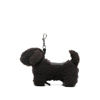 Anya Hindmarch Shearling Dog-shaped Keyring