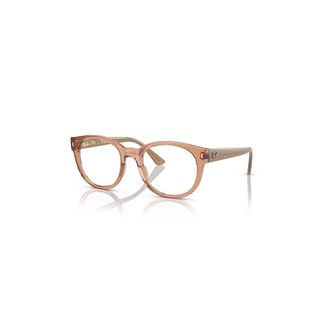 Ray-Ban Rb7227 Optics Hellbraun Transparent Fassung Klar Glas Polarisiert 53-21