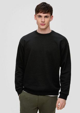 QS by s.Oliver Sweatshirt Sweatshirt Sweatshirt mit Logo-Stickerei