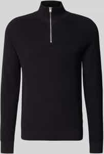 Casual Friday Strickpullover mit Stehkragen Modell HARRY