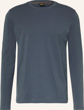 HUGO BOSS Longsleeve Tchark blau