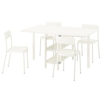 IKEA VIHALS / VIHALS Tisch und 4 St&uuml;hle