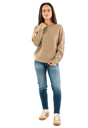 Molly Bracken Pull Hiver la1784dn Beige M