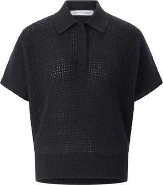 Iris Von Arnim Kurzarmpullover Paloma aus Kaschmir-Mix