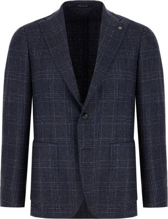 Tagliatore Homme, Vestes, Bleu, Taille: M Blazer crois&eacute; &agrave; deux boutons