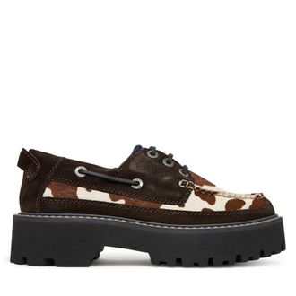 Tommy Jeans Halbschuhe Tommy Jeans Archive 01 Calf Hair EN0EN03004 Braun