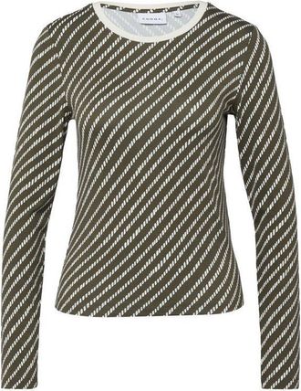 Comma Langarmshirt T-Shirt Langarmshirt aus Viskosemix mit All-over-Print