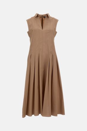 Fay &Auml;rmelloses Kleid Mit Falten