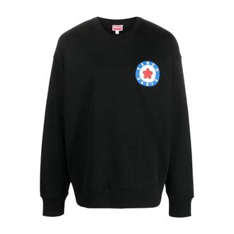 Kenzo Baumwoll-Sweatshirt mit Logo-Print - - Sweatshirts & Hoodies - Herren - Schwarzk - M