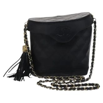 Chanel Pre-owned Cuir sacs-chanel - Femme - Pre-owned - Noir - Taille: ONE Size