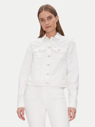 Tommy Jeans Jeansjacke Classic Trucker Jacket Bi8194 DW0DW20121 Wei&szlig; Regular Fit